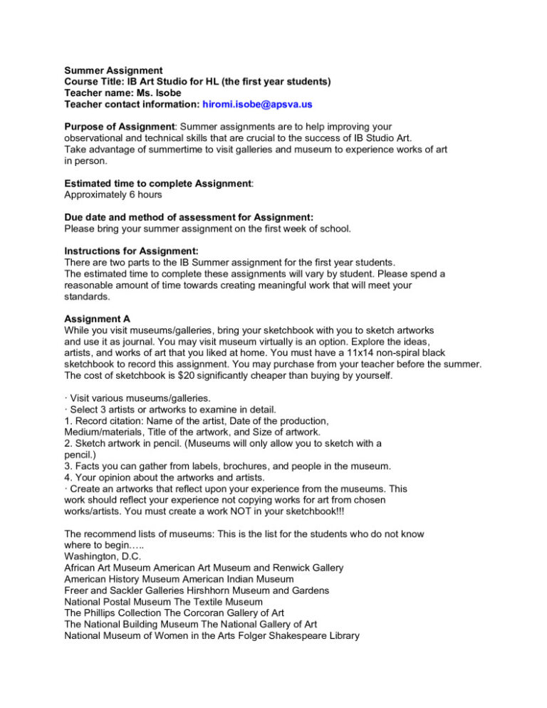 Summer Assignment IB HL1 25 - Hiromi Isobe - Washington - Liberty