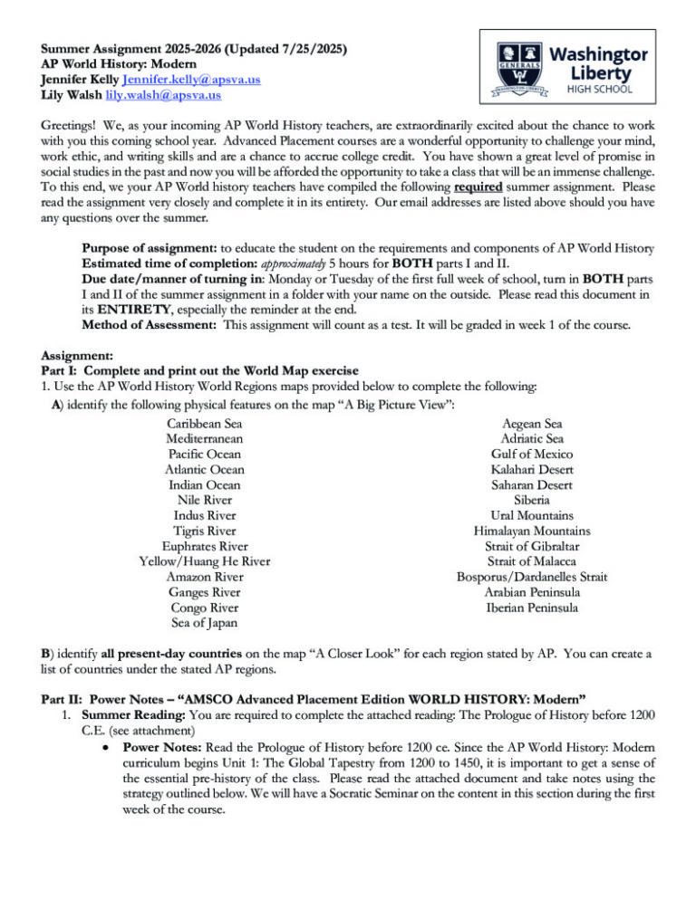 AP-Summer-Assignment-2025-2026 FINAL - Washington - Liberty