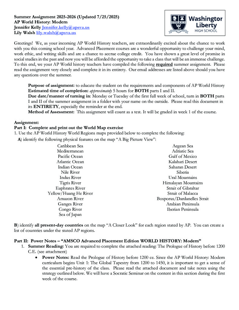 AP-Summer-Assignment-2025-2026 FINAL - Washington - Liberty